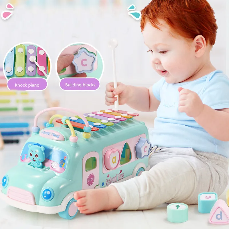 Early-Education-Car-Toy-Set-Multifunctional-Baby-Learning-Music-5-In-1 ...