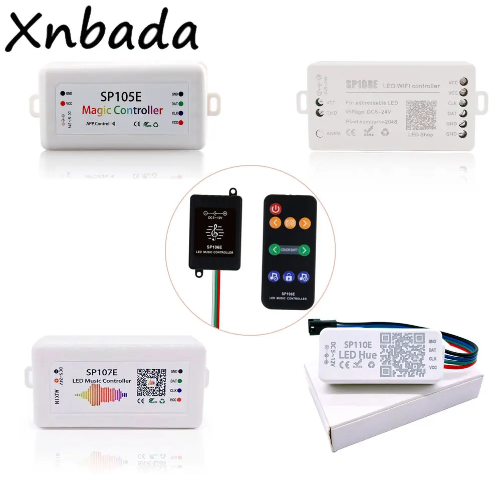 Led Strip Light Controller SP105E/SP106E/SP107E/SP108E/SP110E For ...