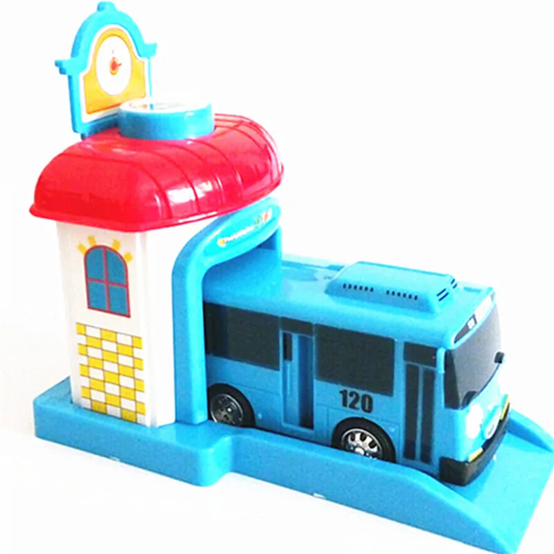 One-piece-coreano-Cartoon-Cute-Garage-tayo-the-little-bus-model-mini ...
