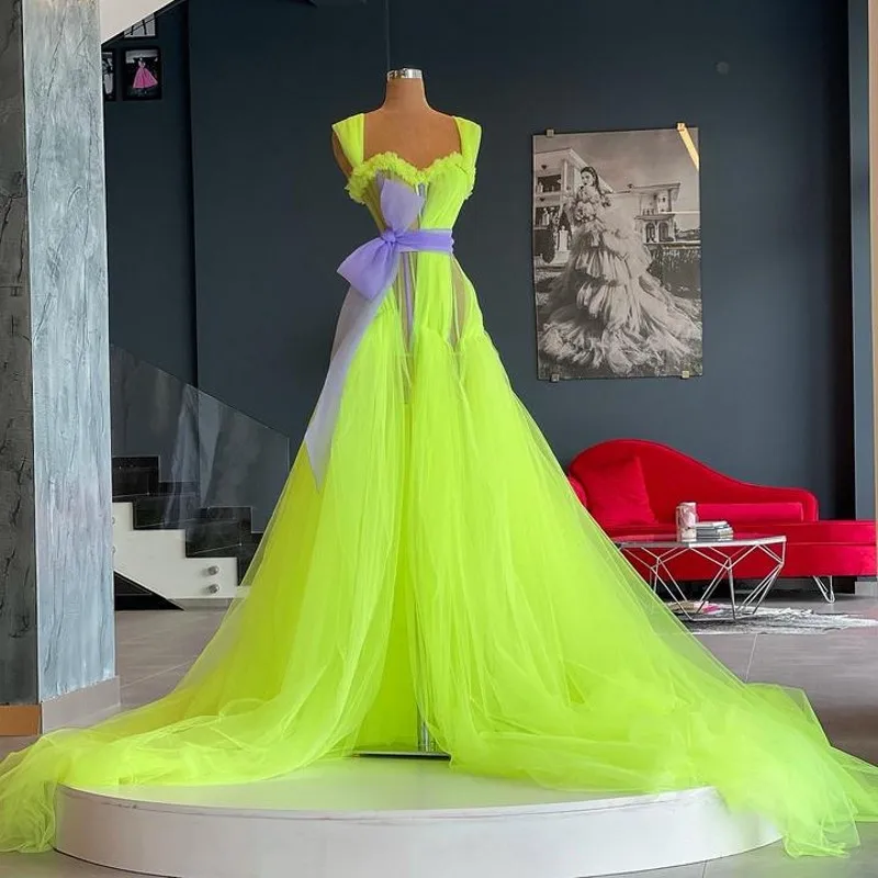 Neon Dresses For Prom