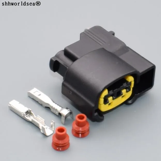 shhworldsea 2 Pin 49093-0211 Automotive Ignition Coil Plug Horn Socket ...