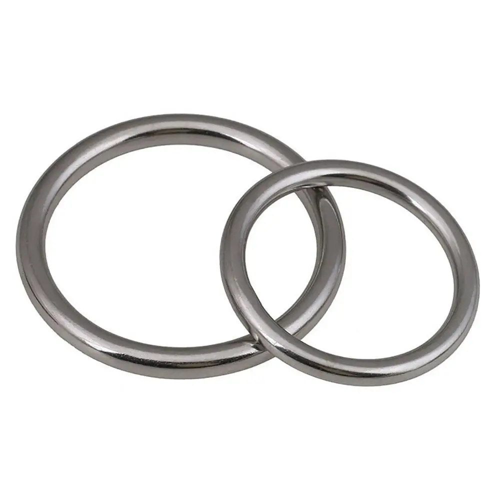 Heavy-Duty-Welded-Round-Rings-Smooth-Solid-O-Ring-304-Stainless-Steel ...