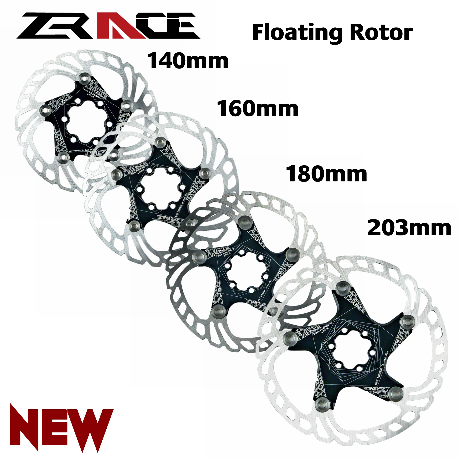 ZRACE-bike-brake-rotor-Strong-heat-dissipation-floating-rotor-140mm ...