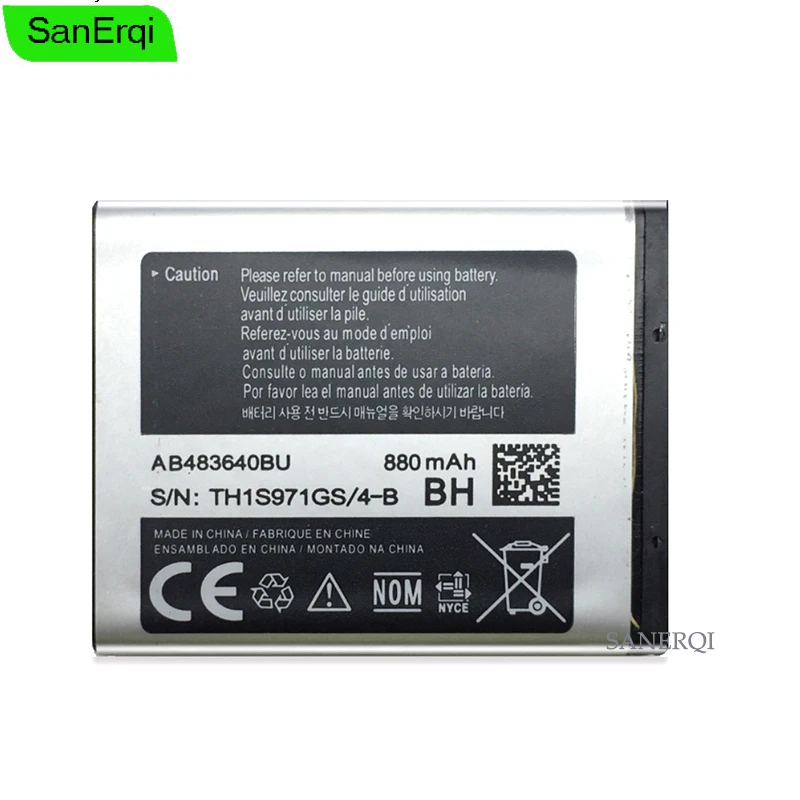 1 Pcs Voor Samsung SL M608 J600 J608 Batterij B3210 E748 F110 F118 F619 ...