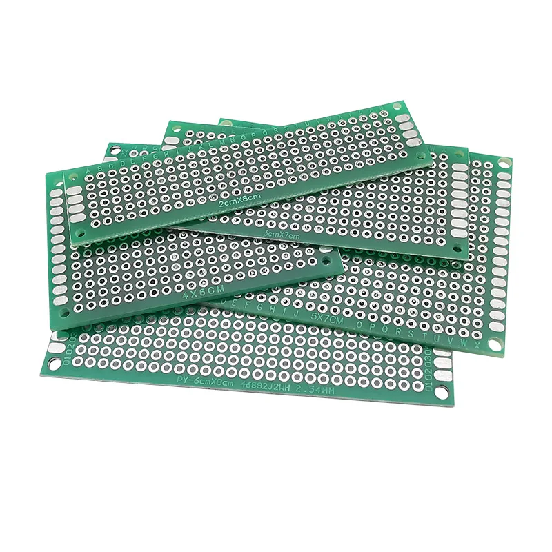 Doppelseitige PCB Prototyp DIY Universal Printed Circuit Board 2x8 3x7 ...