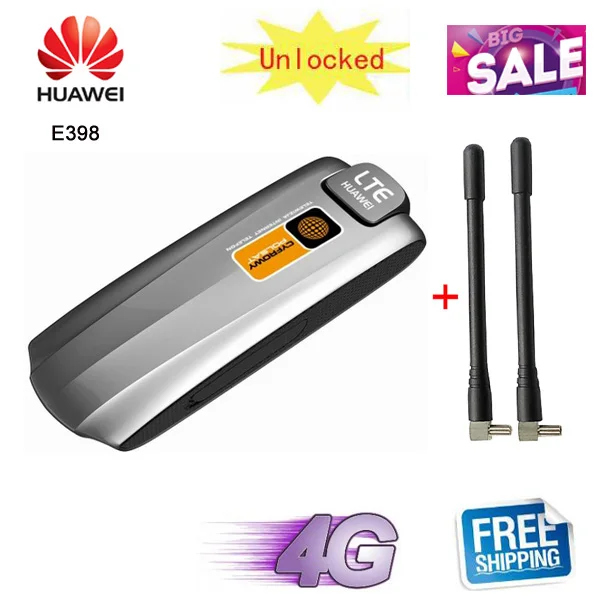 Unlocked Original Huawei E398 E398u 1 100Mbps 4G LTE USB Modem Wireless ...