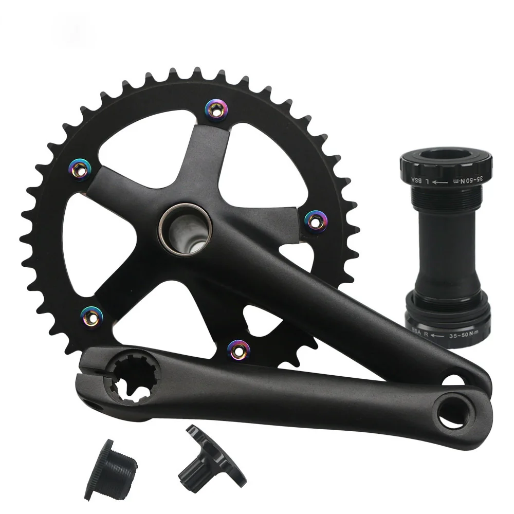 Fixed Crankset 130 Bcd 44t | Road Bike Crankset Bcd 110 | Crankset ...