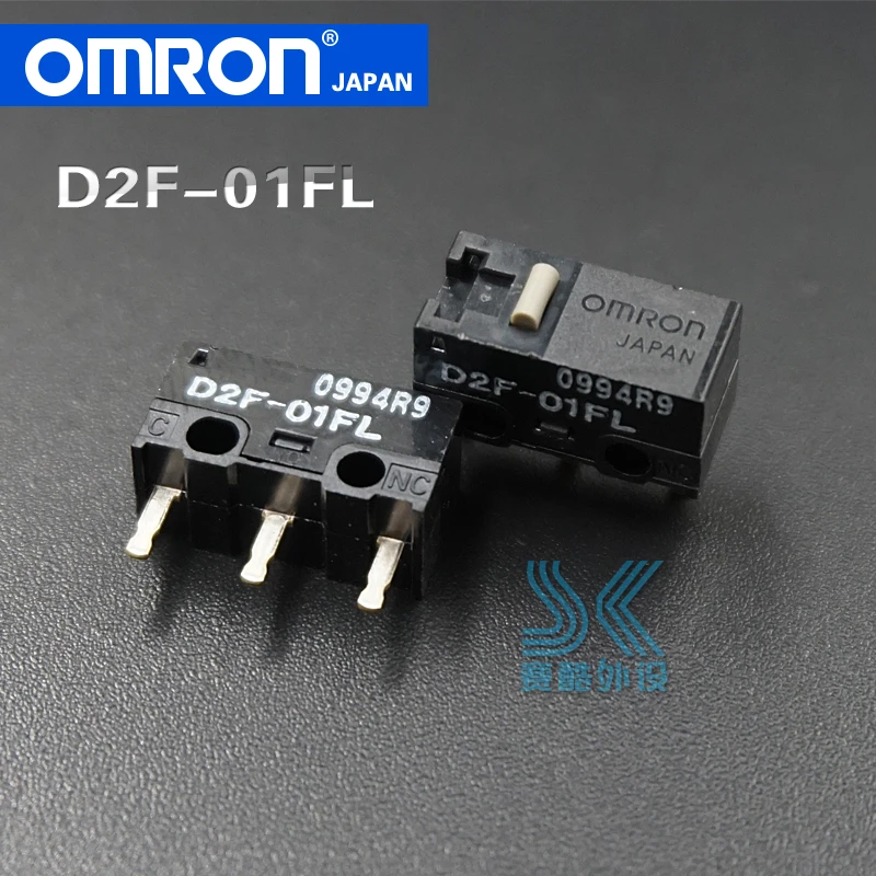 2pcs Omron Mouse Micro Switch Microswitch D2f-01fl Suitable For Logitech G403 G520 G603 G703 ...