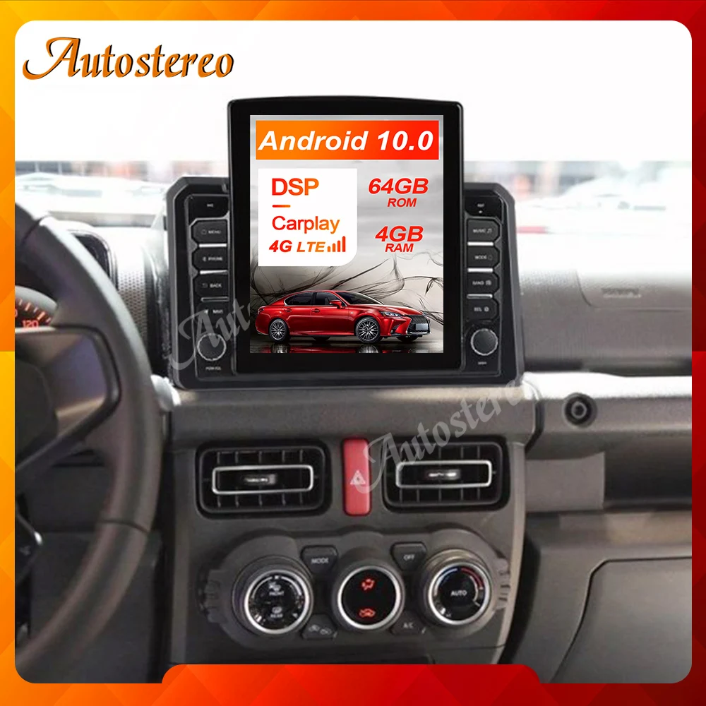 For Suzuki Jimny 2018-2021 Android 10 128 Car Tesla Radio Vertical ...
