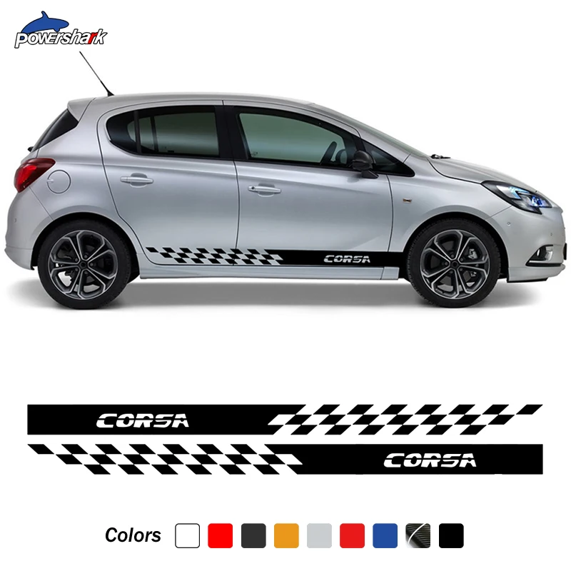 2-Pcs-Racing-Style-Car-Door-Side-Stripes-Stickers-Vinyl-Decal-For-Opel ...