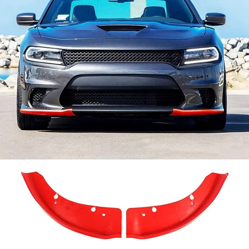 Front Bumper Splitter Lip Diffuser Spoiler Protector Deflector Lips ...