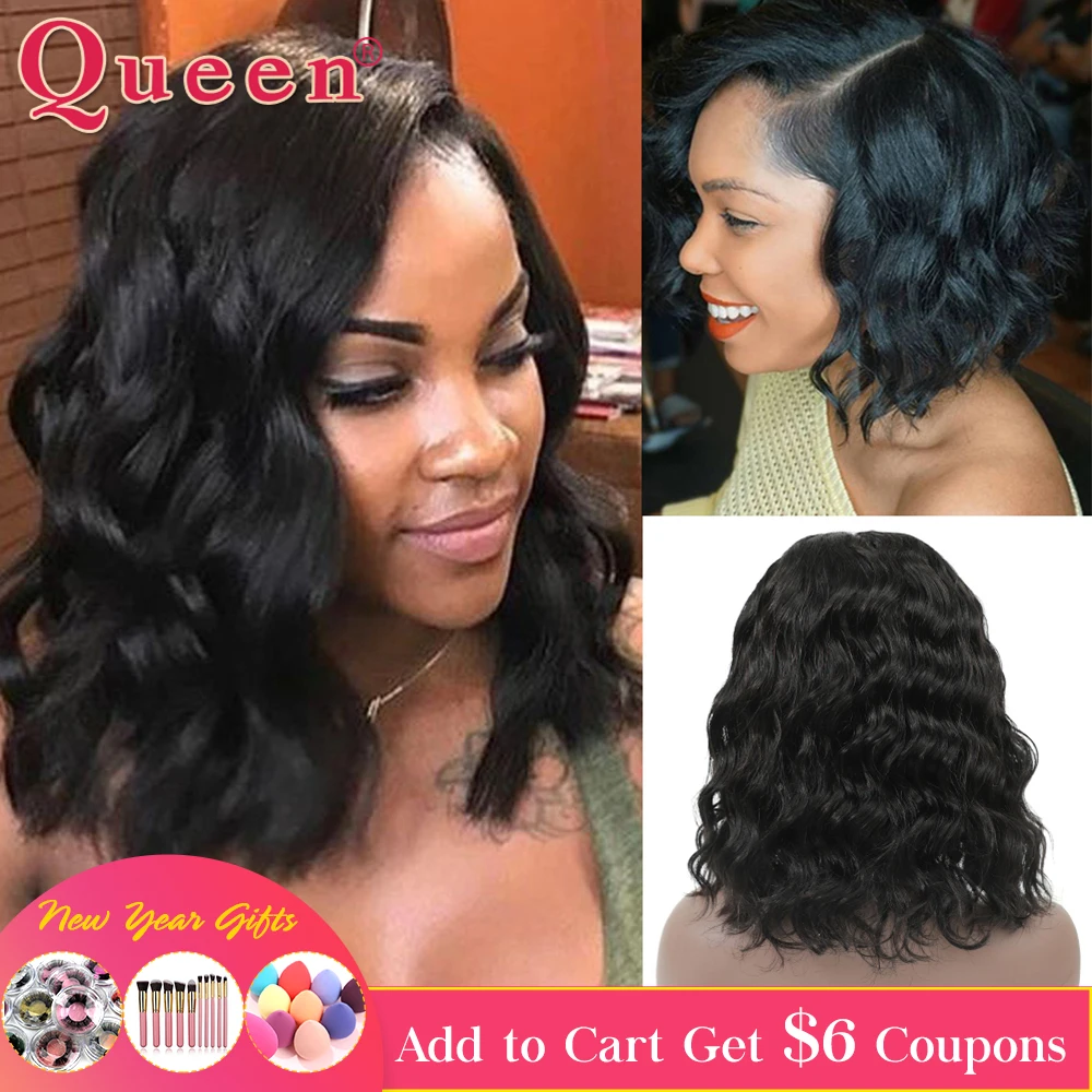 Body-Wave-Bob-Wig-Brazilian-Bob-Wig-Lace-Front-Human-Hair-Wigs-100-Remy ...