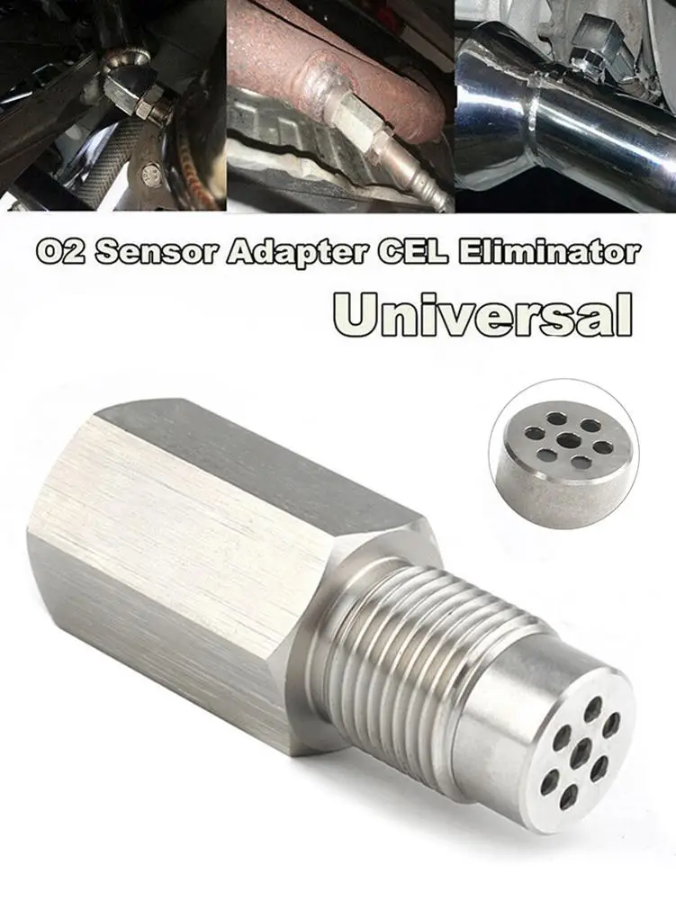O2 센서 스페이서 어댑터 산소 센서 확장 스페이서 익스텐더 Cel 제거기 나사산 M18 X 15 붕대 어댑터 Cel