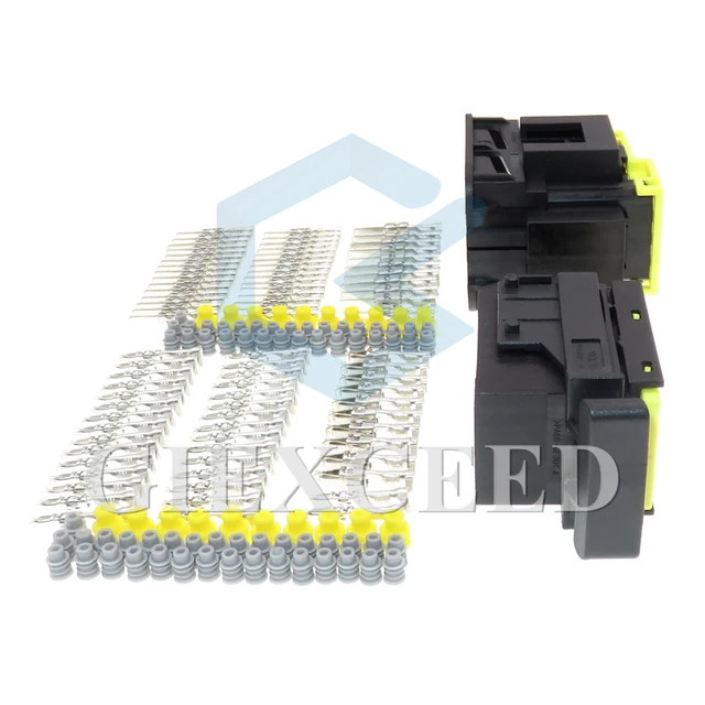 Wiring Harness Connectors 10 Sets 42 Pin Electrical Car Automotive ECU ...