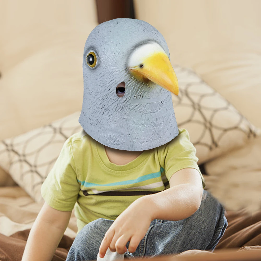 Halloween Pigeon Head Cosplay Mask - AllCosplay.com