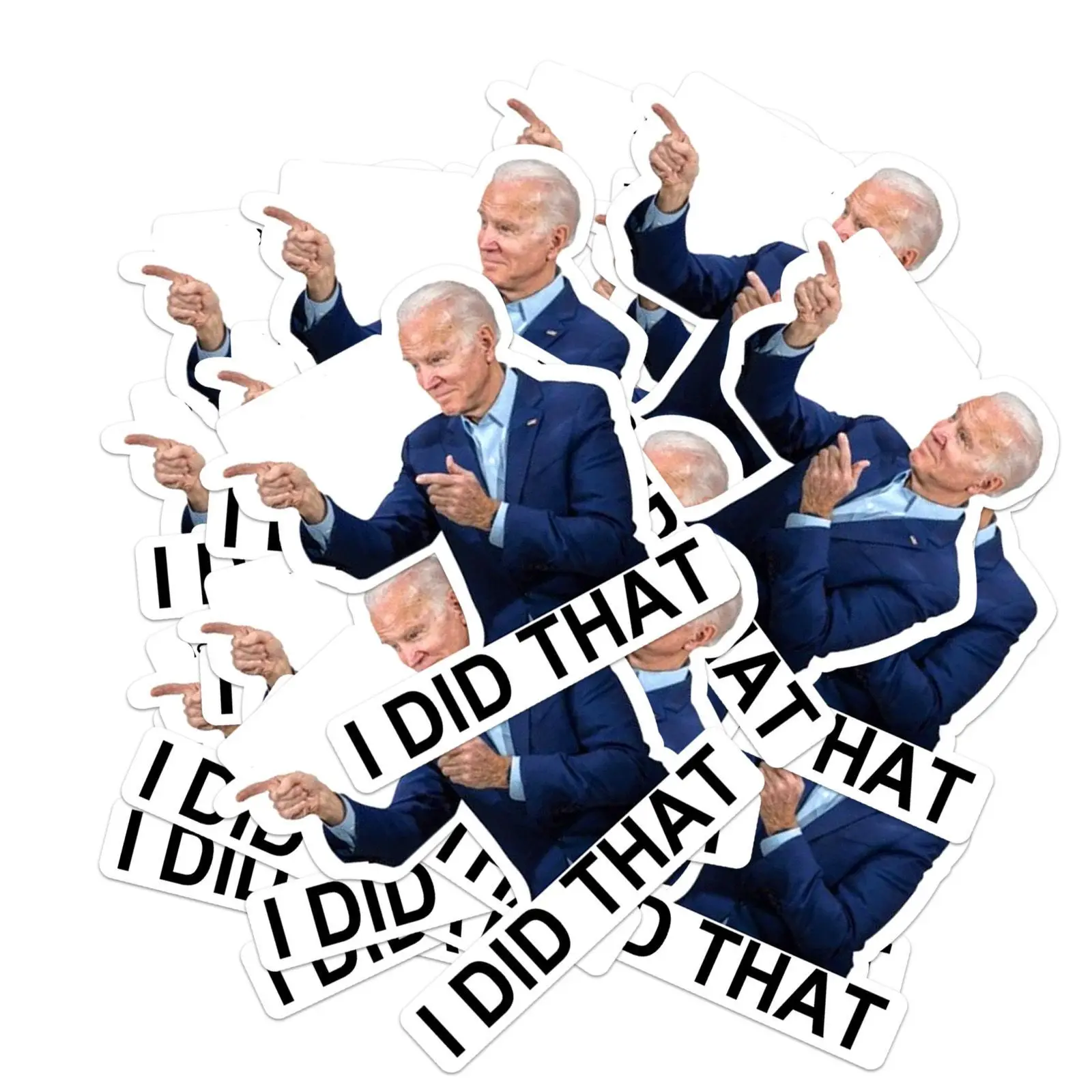 10pcs "i Did That" Car Stickers Waterproof Joe Biden Funny Stickers Diy ...