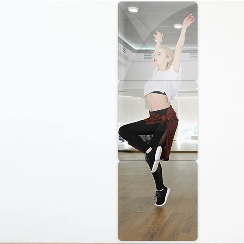 Mirror-Self-adhesive-Stickers-3pcs-Square-Mirror-Sticker-Crystal-Wall ...