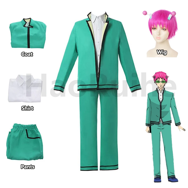 Anime Saiki Kusuo The Disastrous Life K.-nan Cosplay Wigs Costumes ...