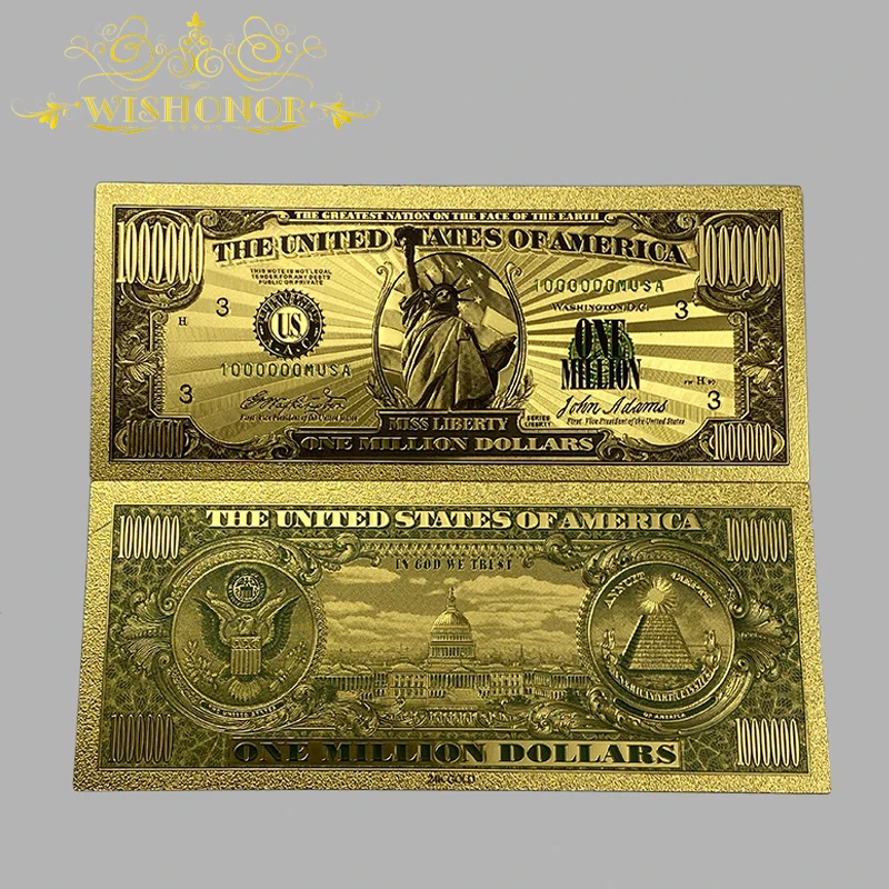 Quantity Seller Gold Banknotes | Us Dollar 24k Gold Banknote | America ...