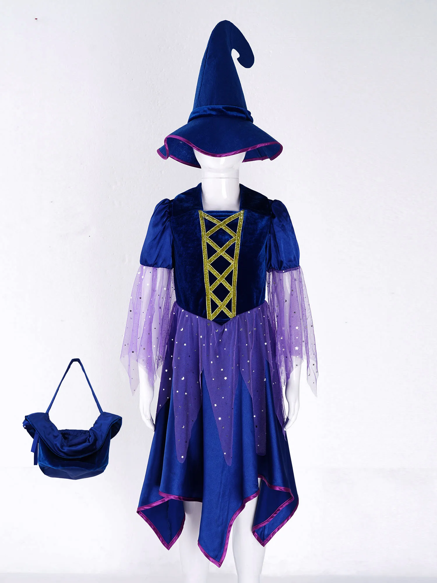 Blue Witch Costumes For Kids
