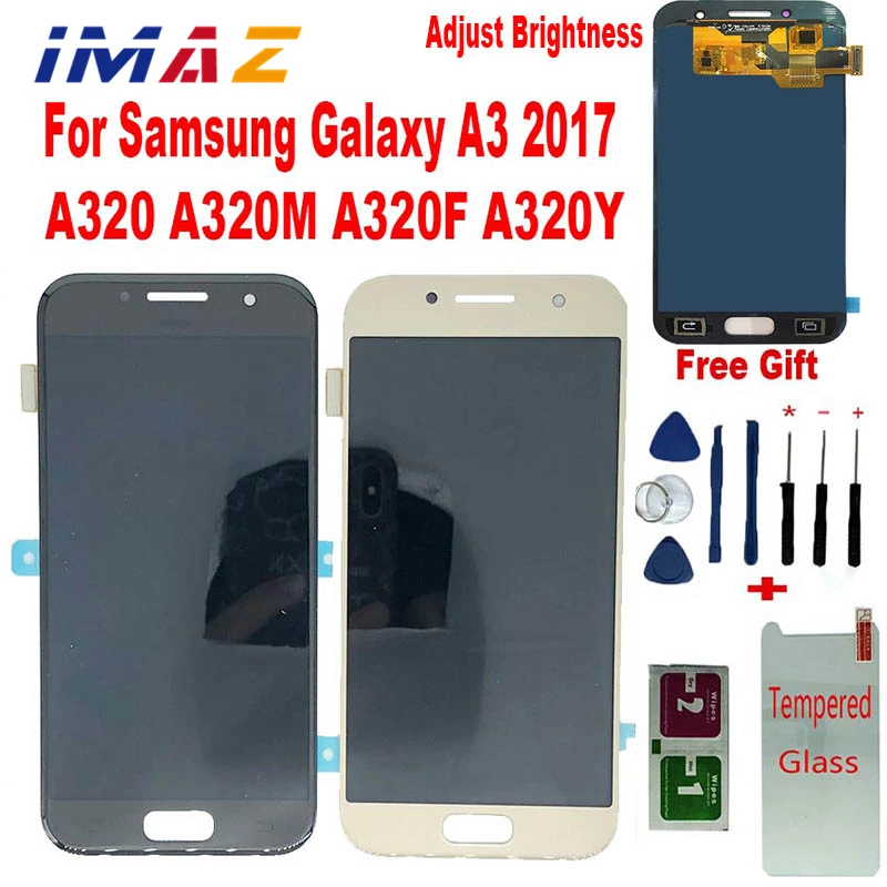 IMAZ-TFT-4-7-For-Samsung-Galaxy-A3-2017-LCD-A320-SM-A320F-A320M-A320Y ...