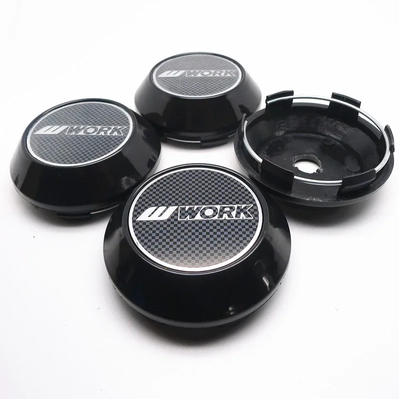 4pcs 69mm For W Work Wheel Center Cap Hubs Car Styling Emblem Badge ...