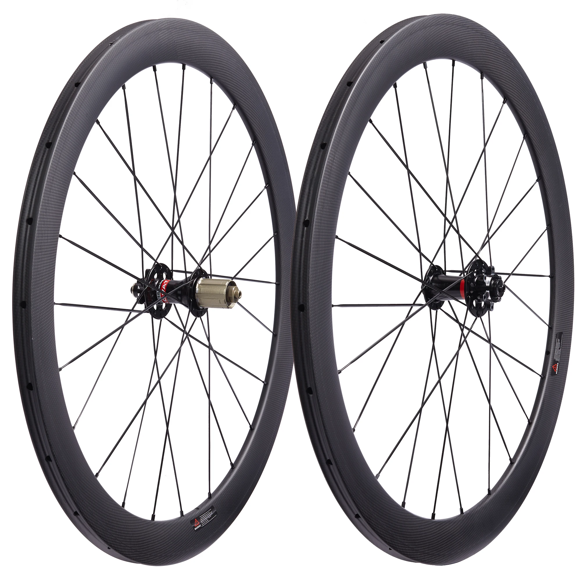 Carbon Road Bike U Wheels 6 Bolt Disc Brake 700C 25 Width 30/38/40/50 ...