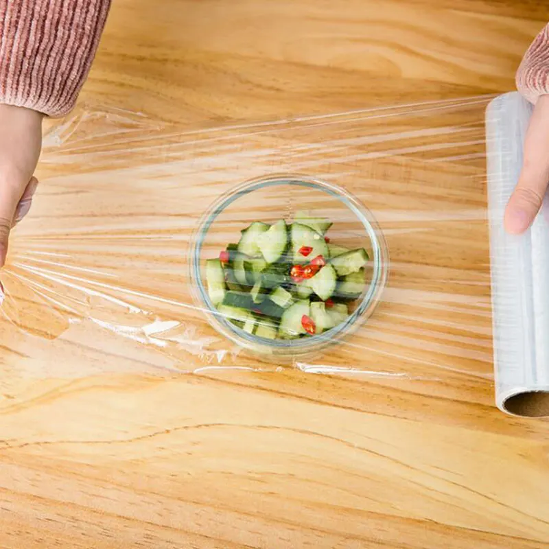 30CM Saran Wrap Disposable plastic wrap household kitchen food ...