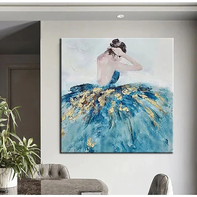 People Painted On Canvas