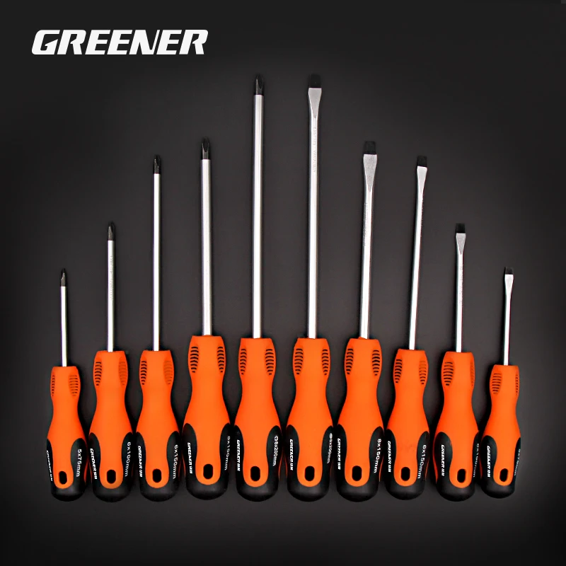 Greener-1-Pcs-Screwdriver-Removable-Magnetic-Bits-Cross-word-Slotted ...