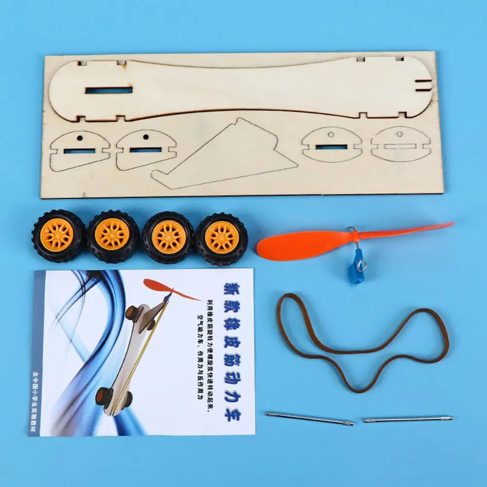 How To Make A Rubber Band Car For School