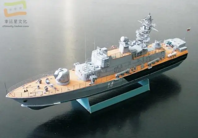 Russian Krivak Class Frigate Military Model 3d Paper Model Diy Handmade ...