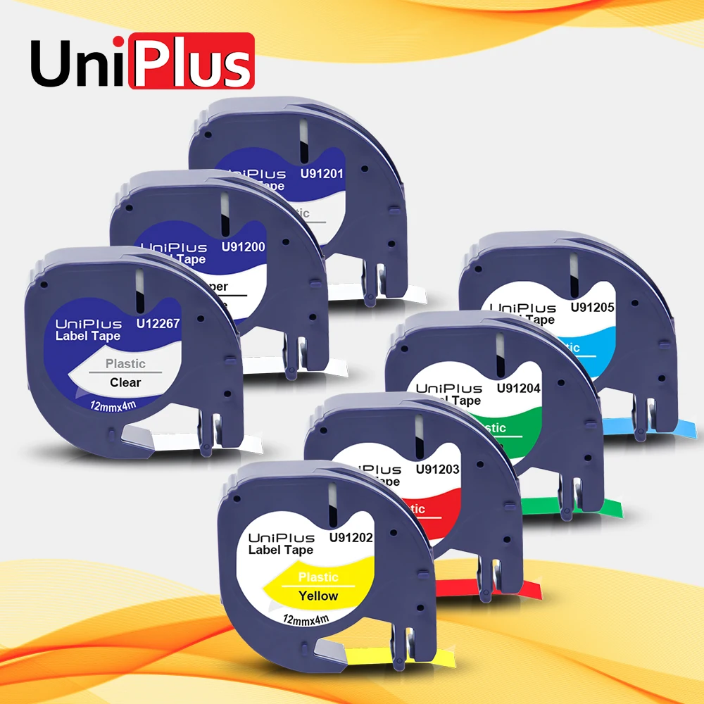 UniPlus-7PK-12267-91201-91202-91203-91204-91205-91200-Fit-DYMO-Label ...