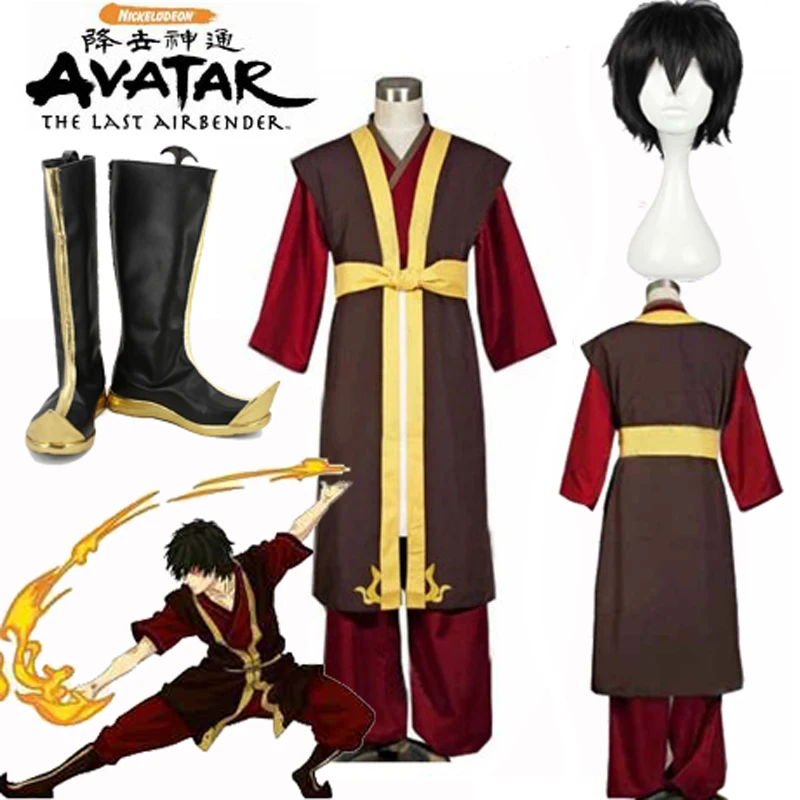 Avatar The Last Airbender Prince Zuko Cosplay Costumes Uniform Anime ...