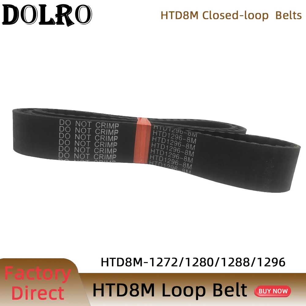 HTD 8M synchronous belt C=1272/1280/1288/1296width 15/20/25/30/40/50mm ...