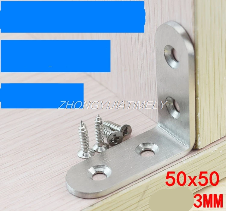 Stainless-steel-corner-code-90-degree-right-angle-connector-angle-iron ...