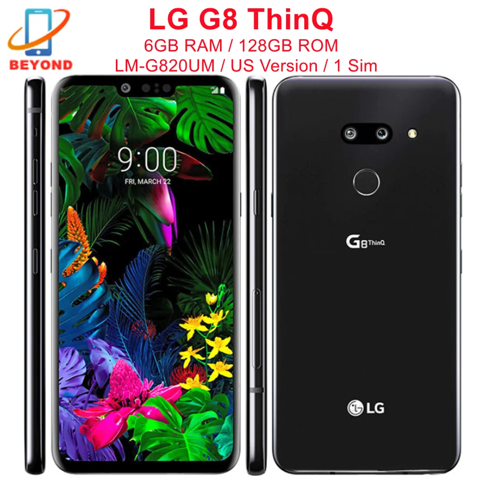 Original LG G8 ThinQ G820UM 6.1 "6GB RAM 128GB ROM Octa Core NFC ...