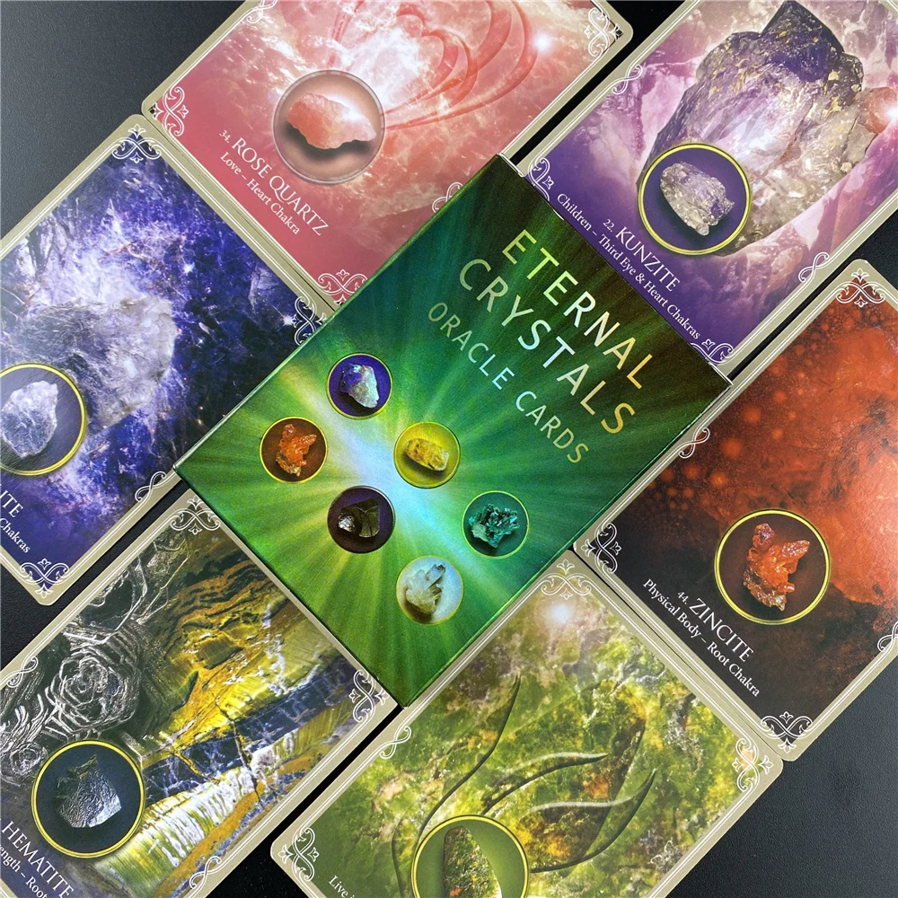 Oracle Cards For Eternal Crystals Interactive Board Games Tarot Cards ...