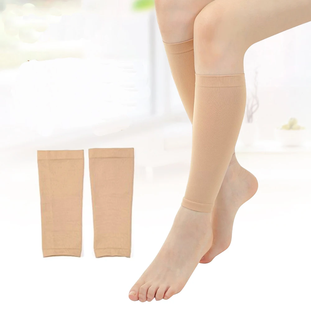 1-Pair-Flesh-Medical-Stocking-Elastic-Varicose-Veins-Calf-Socks-For ...