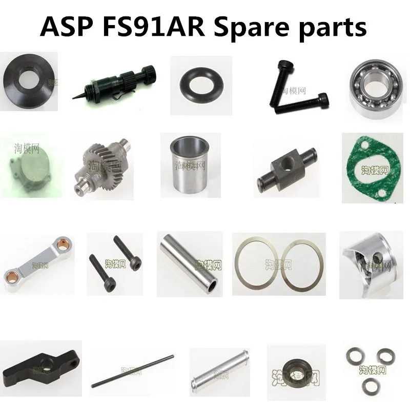 ASP-four-stroke-engine-FS91AR-spare-parts-exhaust-door-Crankshaft ...