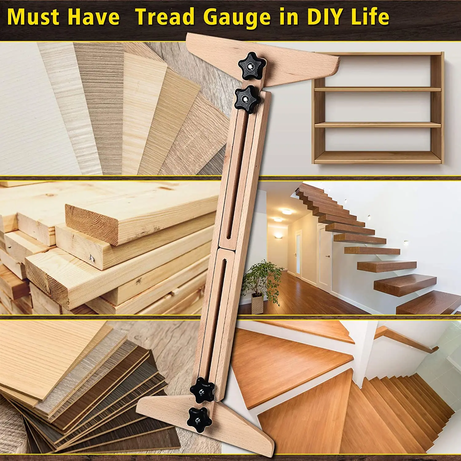 Harbor Freight Precise Stair Tread Template Tool Stair Gauge Measuring ...