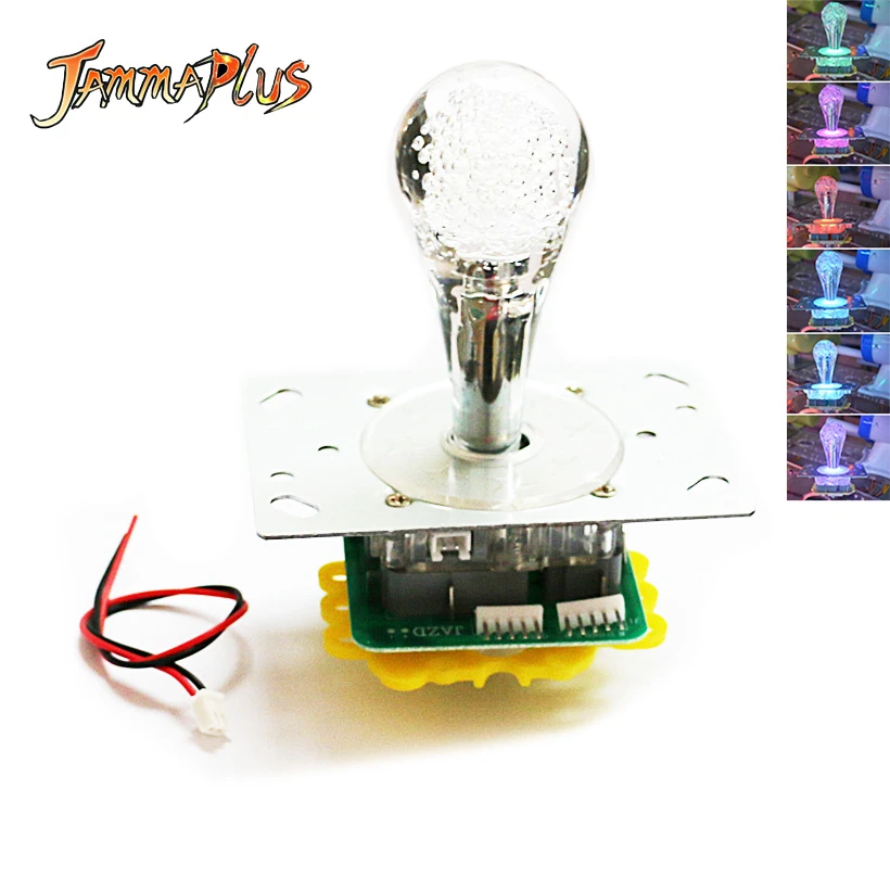 Beautiful Arcade joystick colorful Illuminated LED Joystick Switchable ...