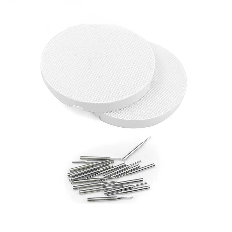 Dental-Lab-Round-Honeycomb-Firing-Trays-Metal-Pins-for-Sintering-Dental ...