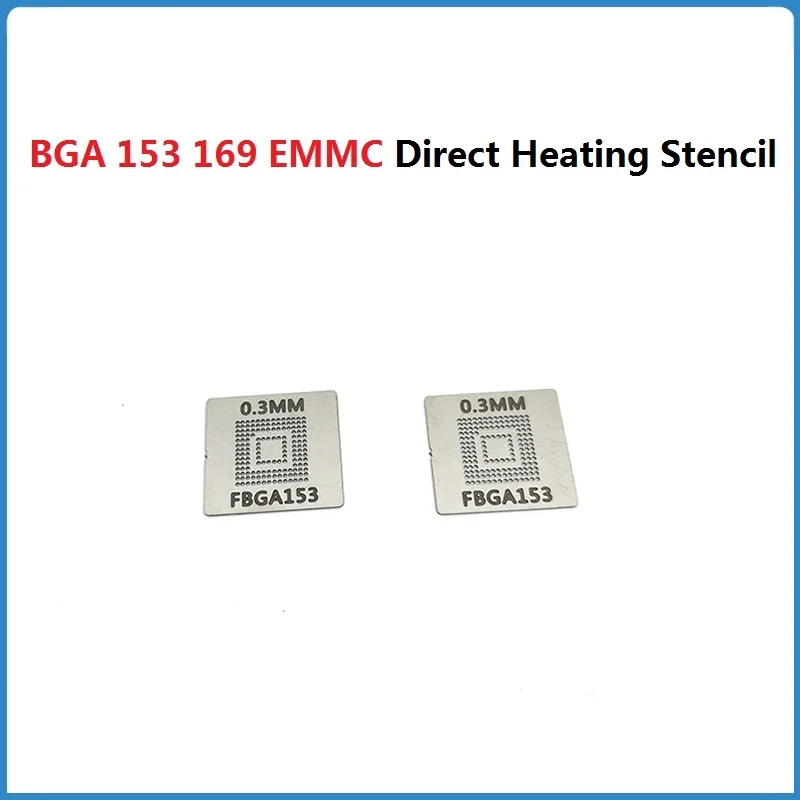 BGA 153 169 EMMC Direct Heating Stencil Font IC Chip Reballing Tin ...