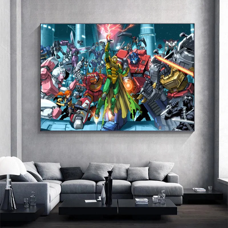 Pintura de diamantes 5D DIY, película de animación Optimus Prime, con ...