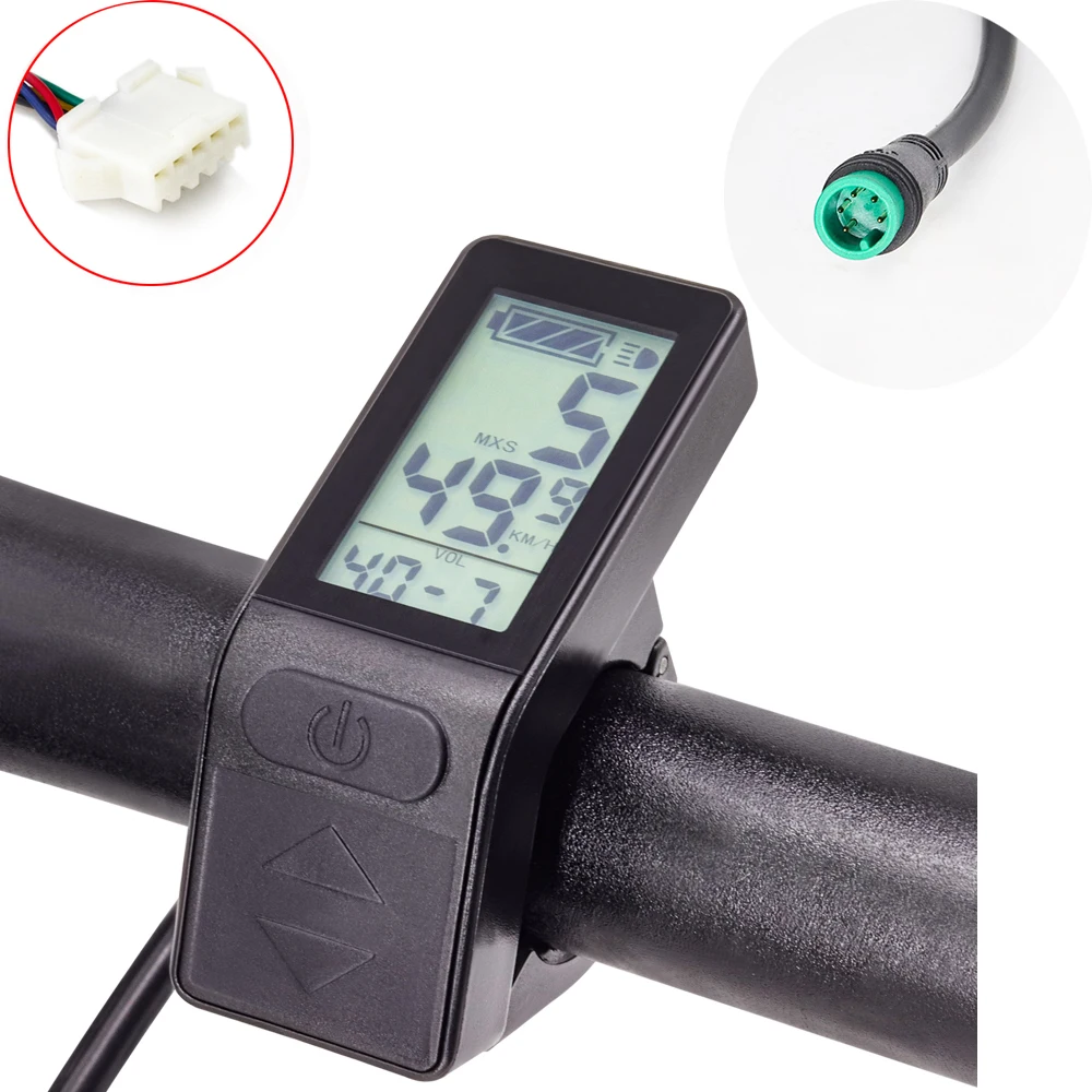 전기 자전거 디스플레이 Kt Lcd4 전기 자전거 Lcd 디스플레이 36v 48v 전기 자전거 컴퓨터 Kunteng