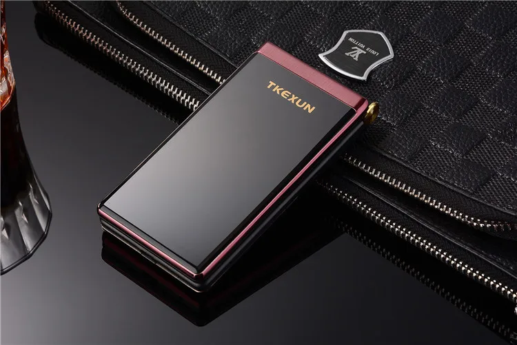 TKEXUN M2 Flip Metal Body Phone 3.0 Handwriting Screen Mobile Cellphone ...