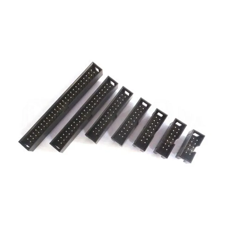 20pcs JTAG Socket Connector Black 2.54mm Pitch IDC Box Header DC3 Right ...