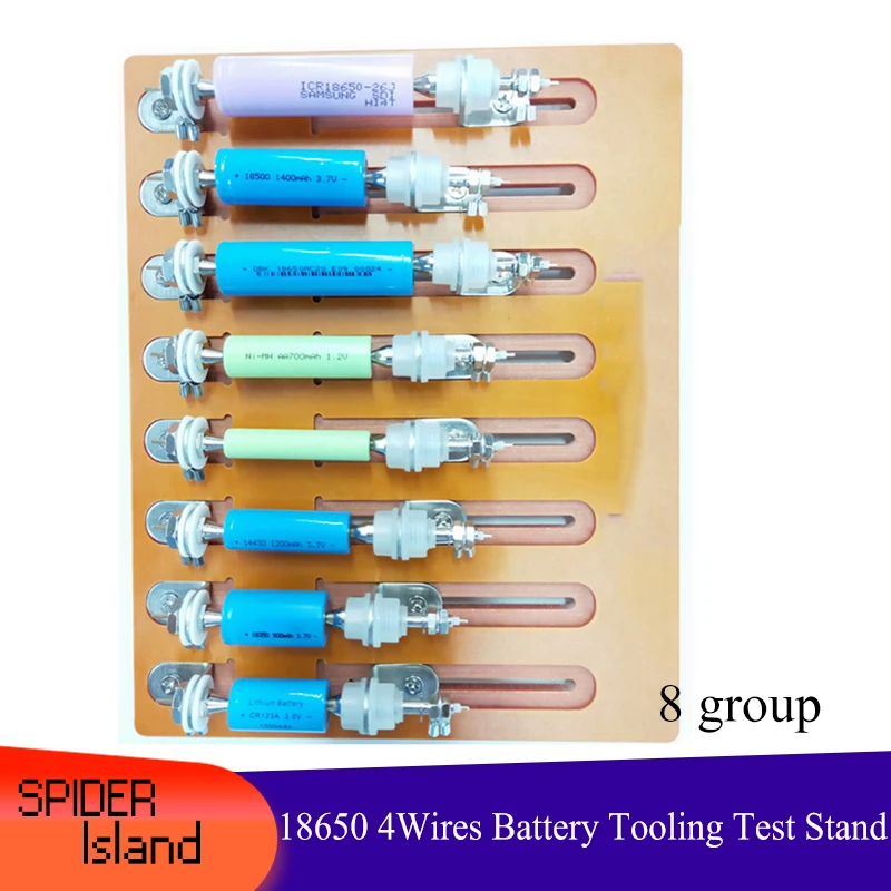 18650 Four wire Battery Tooling Test Polymer Battery Instrument Thimble ...