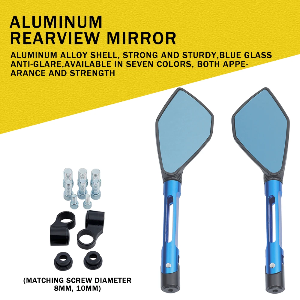 Motorcycle-Rear-View-Mirrors-Handlebar-Rearview-Side-Mirror-Universal ...